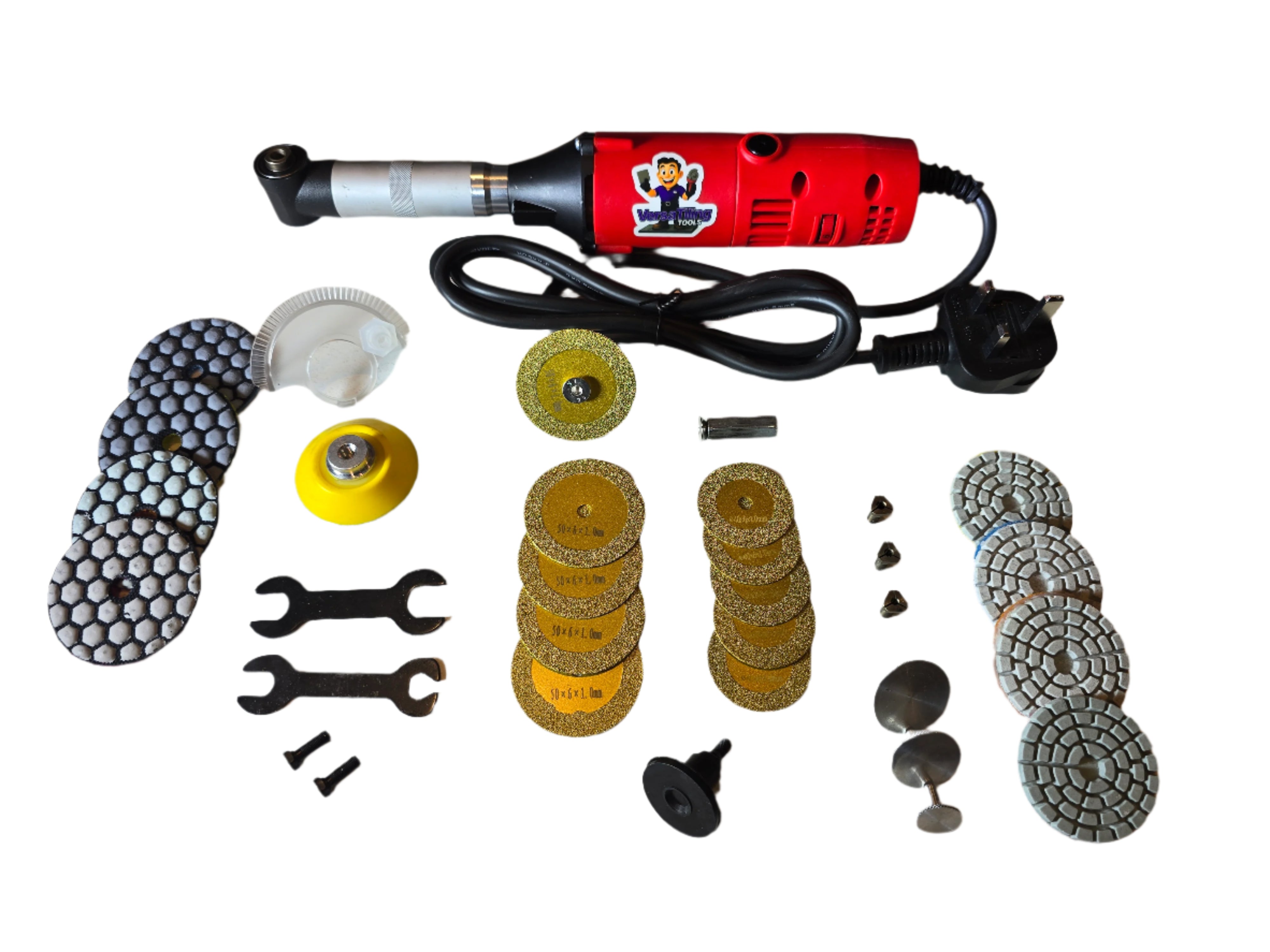 Versatile Mini long neck grinder 550w Starter pack – versatiling tools